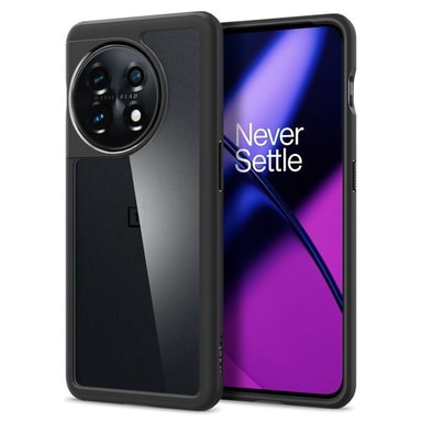 Spigen OnePlus 11 Cover Ultra Hybrid Matte Black | Elgiganten | Elgiganten