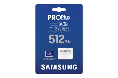 Samsung Pro Plus micro SD 512GB - Elkjøp