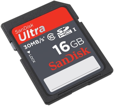 SanDisk Ultra 16 GB SDHC minnekort - Elkjøp | Elkjøp