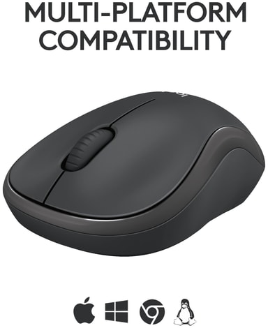 Logitech M240 Silent Bluetooth trådløs datamus (sort) - Elkjøp | Elkjøp