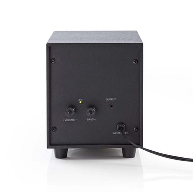 Nedis PC-høyttaler | 2.1 | 33 W | 3.5 mm Han | USB-Strøm ...