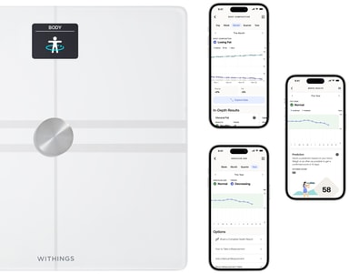 Withings Body Comp baderomsvekt WBS12-White-All-Inter - Elkjøp | Elkjøp