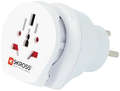 SKross Travel Adapter Combo - World-to-Denmark Earthed - Elkjøp