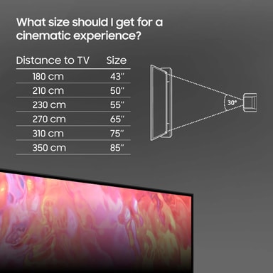 Samsung 75" Q60C 4K QLED Smart TV (2023) - Elgiganten - Elgiganten