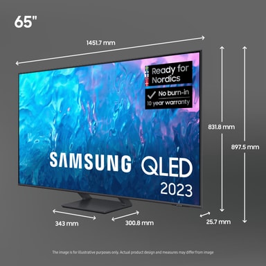 Samsung 65" Q70C 4K QLED Smart TV (2023) - Elkjøp | Elkjøp