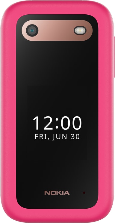 Nokia 2660 Flip mobiltelefon (rosa) - Elkjøp
