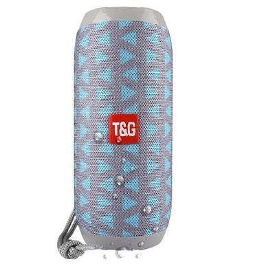 TG 117 Trådlös och bärbar högtalare, Blå/Grå-mönstrad - Elkjøp