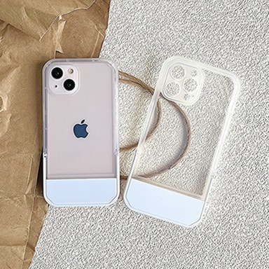 INF Kickstand mobildeksel Hvit iPhone 12 Pro - Elkjøp | Elkjøp
