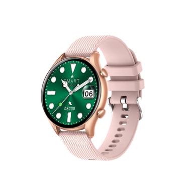 Smart klocka med puls, sömnmonitor, stegräknare IP67 Rosa - Elkjøp