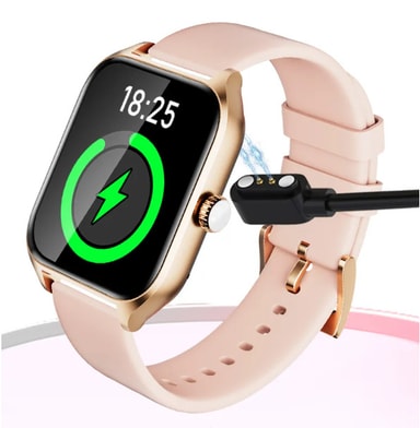 Smart klocka med puls, sömnmonitor, stegräknare IP67 Rosa - Elkjøp