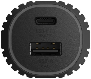 Unisynk USB-C/USB-A billader (sort) - Elkjøp