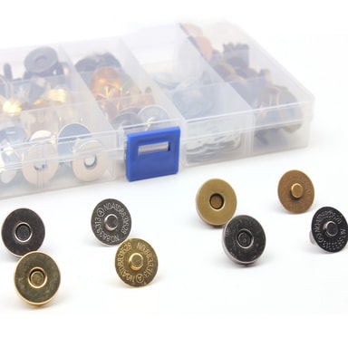 Magnetiske knapper 40-Pak 18 mm - Elkjøp | Elkjøp