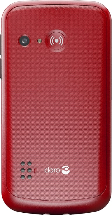 Doro 1881 mobiltelefon (rød) - Elkjøp