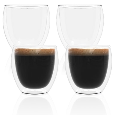 4x Espressoglass Kaffeglass Latte Macchiato - Elkjøp