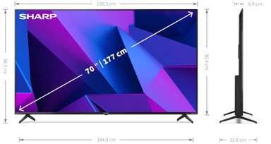 Sharp 70” FN7EA 4K LED TV (2022) - Elkjøp | Elkjøp