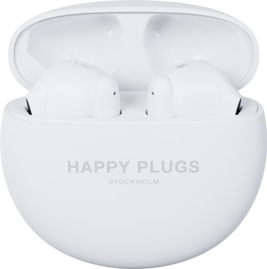 Happy Plugs Joy Lite helt trådløse in-ear hodetelefoner (hvit) - Elkjøp ...