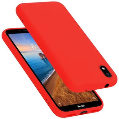 Xiaomi RedMi 7A silikondeksel case (rød) - Elkjøp