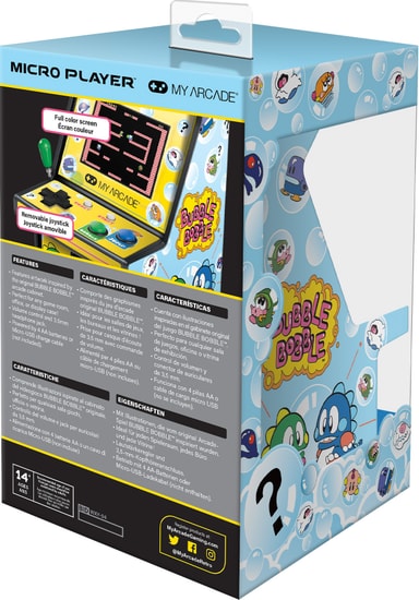 My Arcade Micro Player Pro 6,75” Bubble Bobble retro spillkonsoll ...