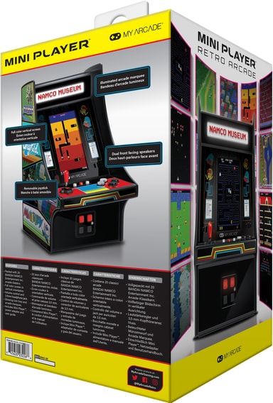 My Arcade Mini Player 10" Bandai Namco hits retro spillkonsoll - Elkjøp ...