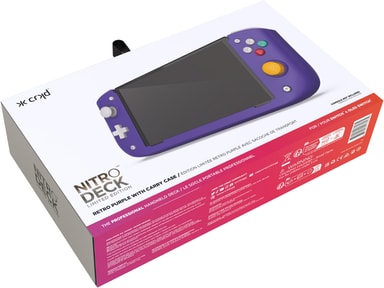 Crkd Nintendo Switch Nitro Deck Retro Edition (lilla) - Elkjøp | Elkjøp