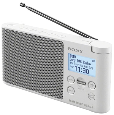 Sony DAB+ radio XDR-S41D (hvit) - Elkjøp