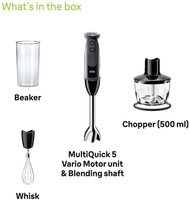 Braun Multiquick 5 Vario Stavmikser MQ5235BK - Elkjøp | Elkjøp