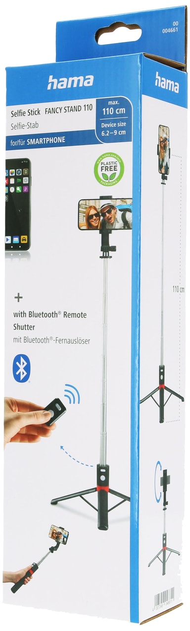 Hama Fancy Stand 110 selfiestang (sort) - Elkjøp | Elkjøp