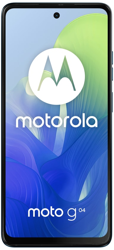Motorola G04 smarttelefon 4/64GB (blå) - Elkjøp