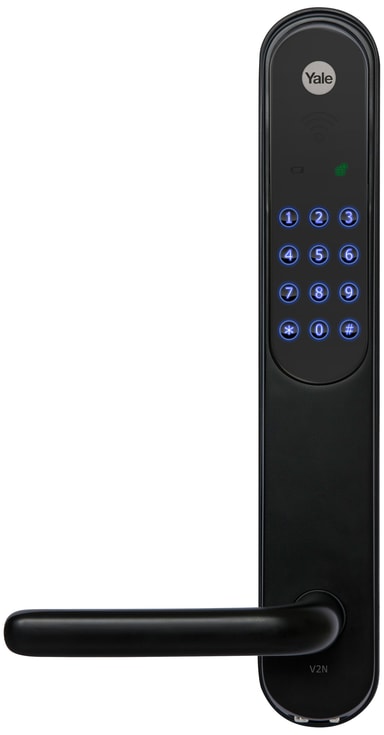 Yale Doorman V2N elektronisk dørlås (sort/sort) - Elkjøp