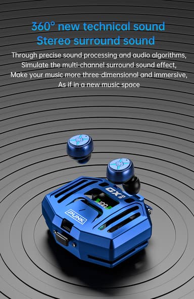 Trådløse ørepropper bluetooth 5.3 touch TWS gaming-ørepropper TWS DX05 ... Trådløse ørepropper bluetooth 5.3 touch TWS gaming-ørepropper TWS DX05 ...