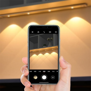 INF LED lyslist med bevegelsessensor, 3 fargetemperaturer og trinnløs ...