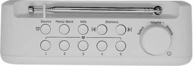 Pure Elan One2 lommeradio (hvit) - Elkjøp