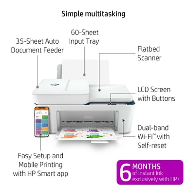 HP DeskJet 4130e Inkjet AIO printer - Elkjøp | Elkjøp