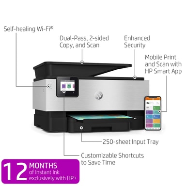 HP OfficeJet Pro 9019e AIO inkjet fargeskriver - Elkjøp | Elkjøp
