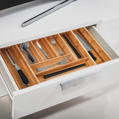 Bestikkbrett Bestikkboks i bambus (brun) - Elkjøp | Elkjøp
