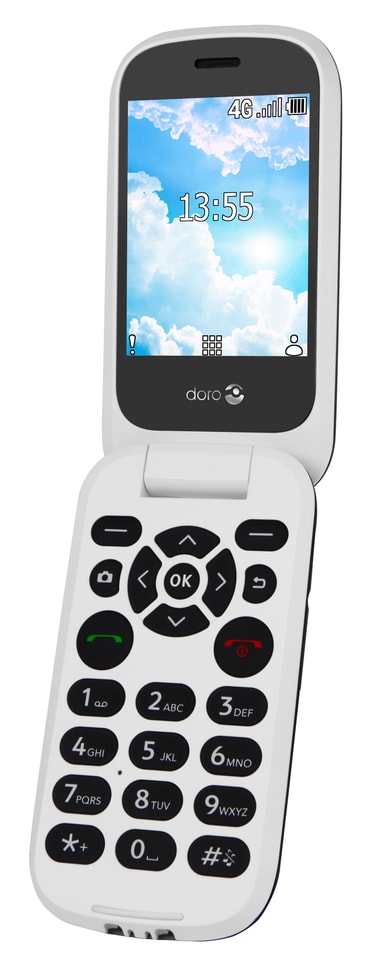 Doro 7070 mobiltelefon (sort) - Elkjøp