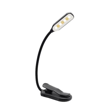INF LED klemme spot clamp lampe med 3 lysmoduser 360° roterbar Sort ... INF LED klemme spot clamp lampe med 3 lysmoduser 360° roterbar Sort ...