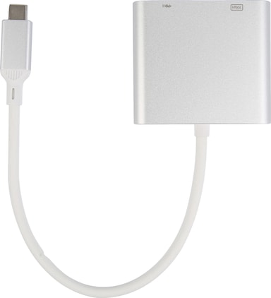 Sandstrøm 3-i-1 USB-C hub - Elkjøp | Elkjøp