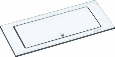 EVOline BackFlip stikkontakt (hvitt glass) - Elkjøp