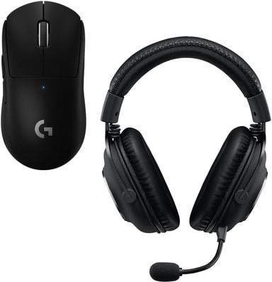 Logitech G Pro X pakke med trådløs mus og headset - Elkjøp | Elkjøp
