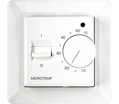 Termostat MTC 1991H Gulvføler HVIT Micromatic - Elkjøp