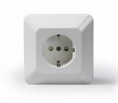 Stikkontakt enkel, m/jord, hurtigkl. innfelt - Elkjøp