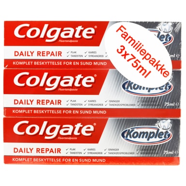Colgate Daily Repair tannkrem (3 pakk) - Elkjøp