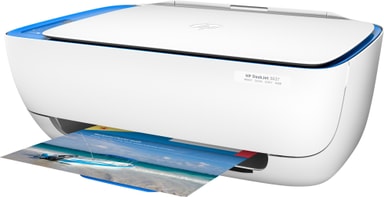 HP DeskJet 3637 AIO fargeblekkskriver (hvit/blå) - Elkjøp