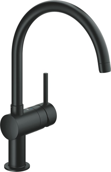 Grohe Minta blandebatteri med C-kran (velvet black) - Elkjøp