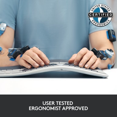 Logitech Ergo K860 ergonomisk tastatur - Elkjøp | Elkjøp