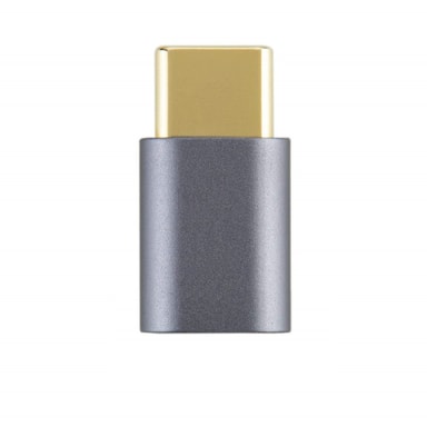 USB-C til Micro USB-adapter aluminium - grå - Elkjøp | Elkjøp