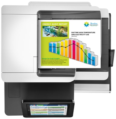 HP PageWide Enterprise Color MFP 586dn - multifunksjonsskriver (farge ...