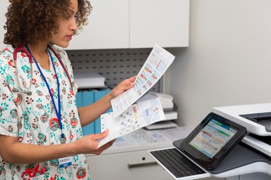 HP PageWide Enterprise Color Flow MFP 586z - multifunksjonsskriver ...
