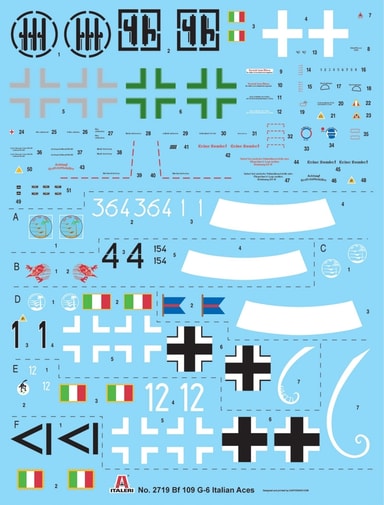 ITALERI 1:48 - BF 109 G-6 Italian ACES - Elkjøp | Elkjøp